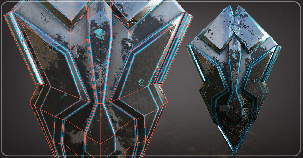 20 SCIFI SHIELDS with 4k Textures and UVS for ALL Softwares | .fbx .obj ...