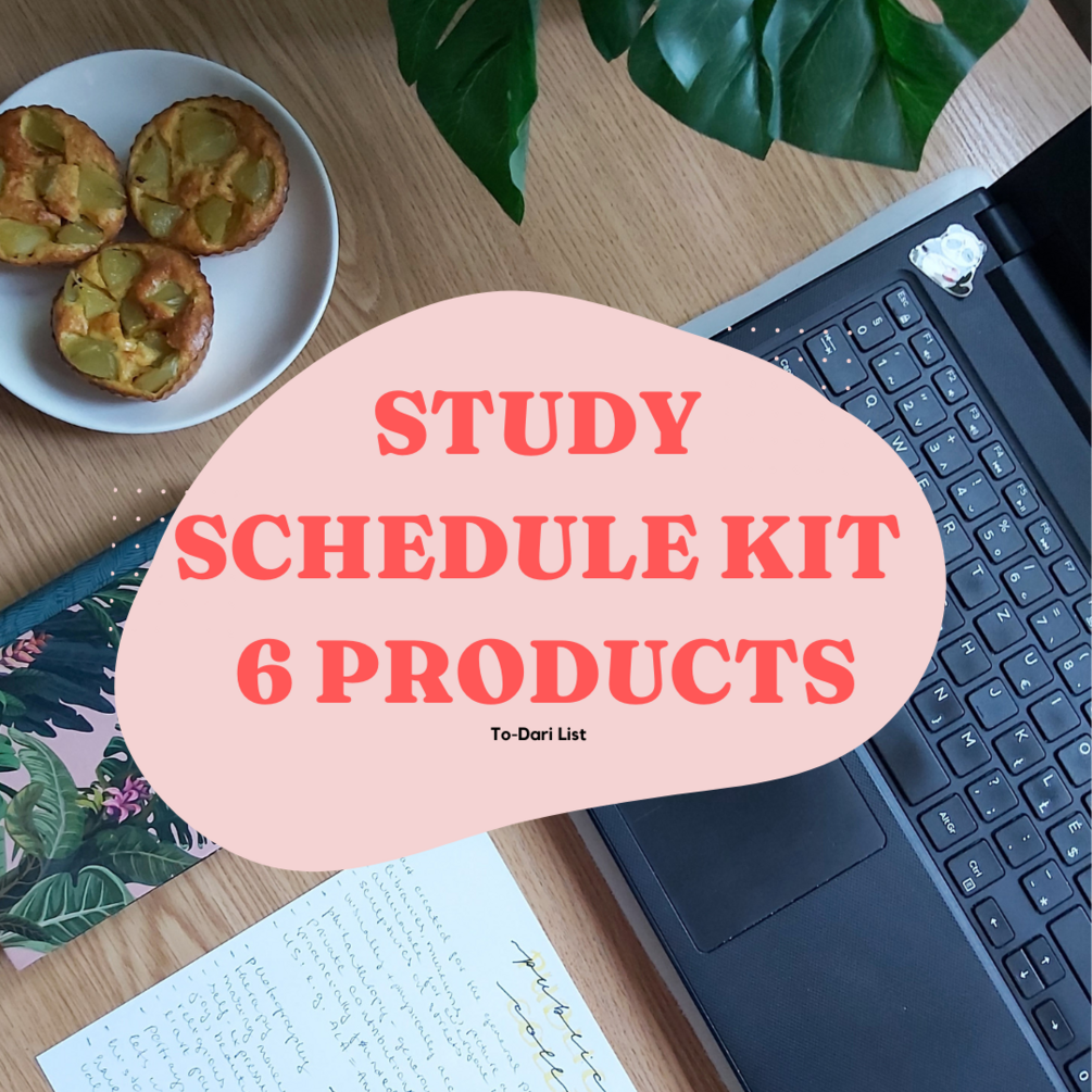 😍 6 study schedules 😍