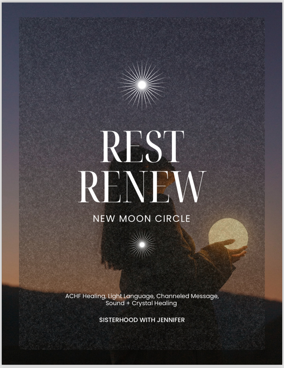 New Moon Circle Ritual & Healing Session