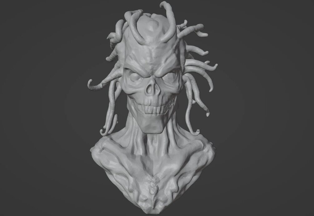 Vecna Wall Bust – Stranger Things STL Model