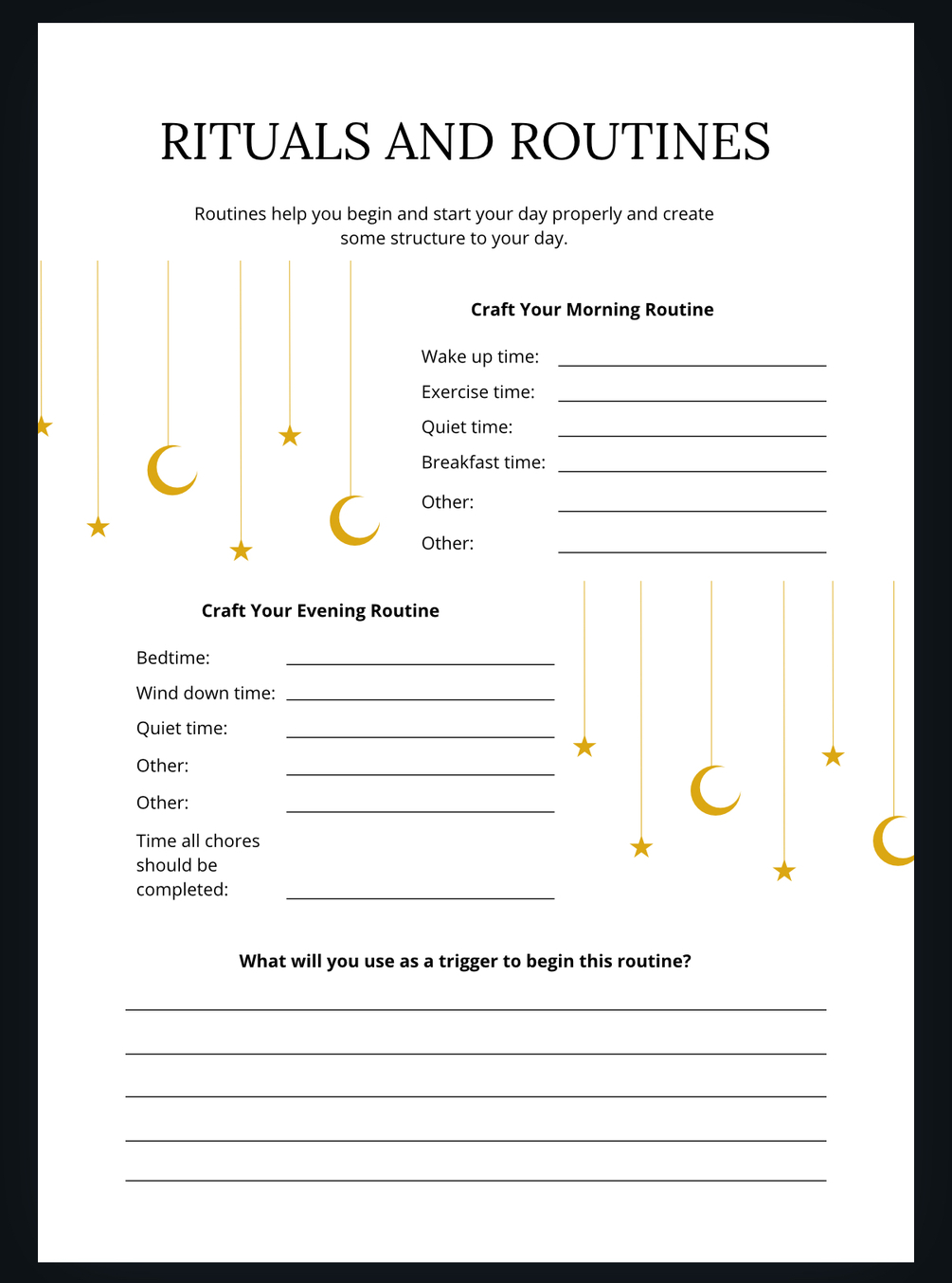 Calm Your Mind Journal – 20 Pages for Anxiety Relief & Inner Stillness