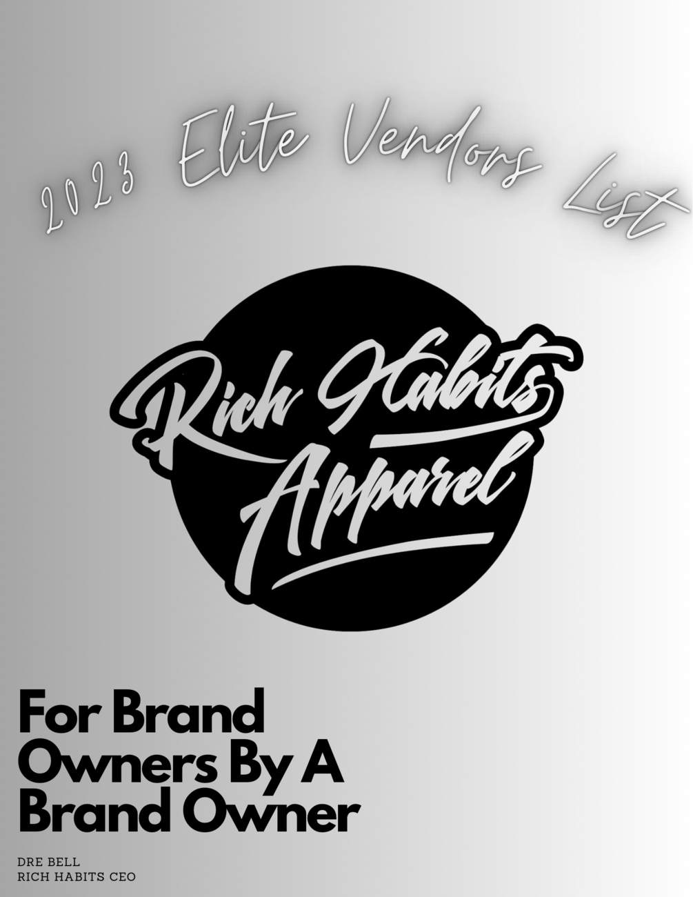 Rich Habits Elite Vendors list