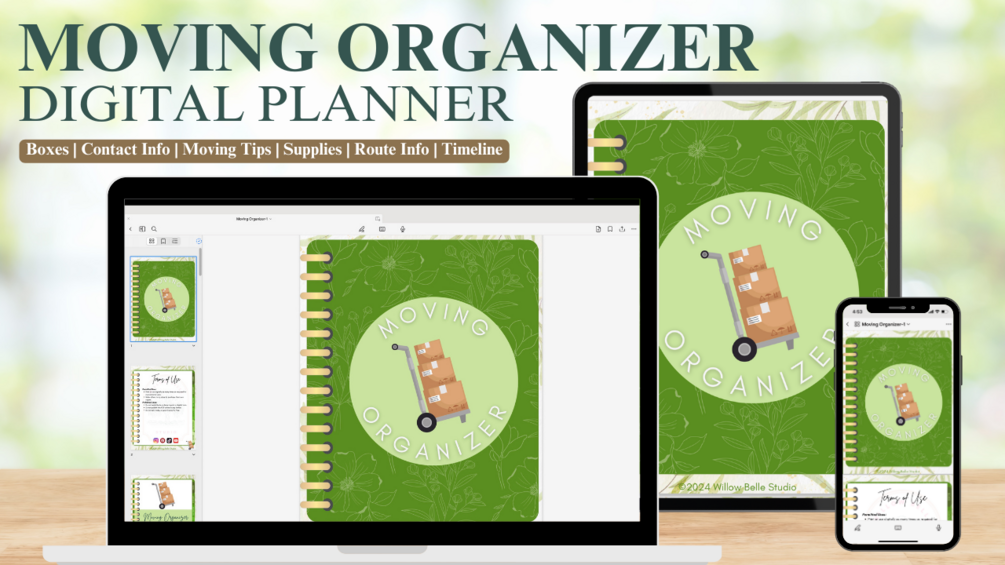 Moving Organizer | Digital Planner