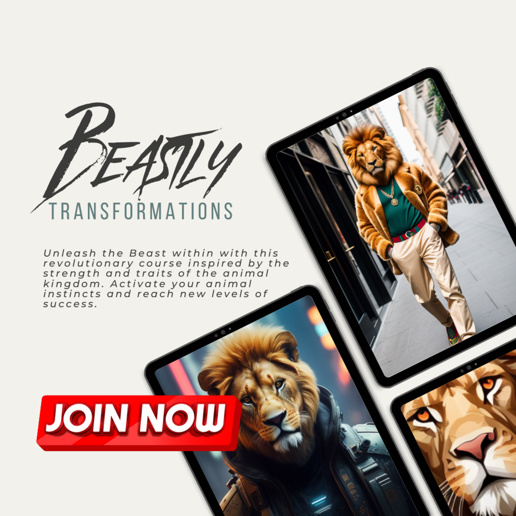 Beastly Transformations - Animal Motivational Speeches' Course