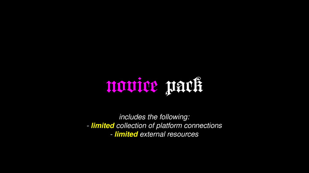 Novice Stalking Pack