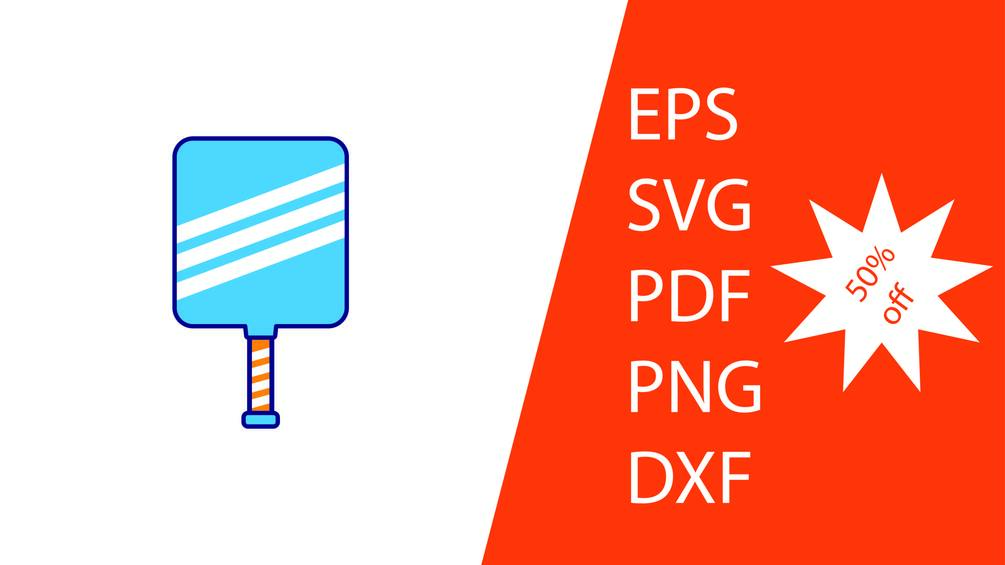 Pickleball Paddles Design: Creative Digital Artwork & Vector Files for ...