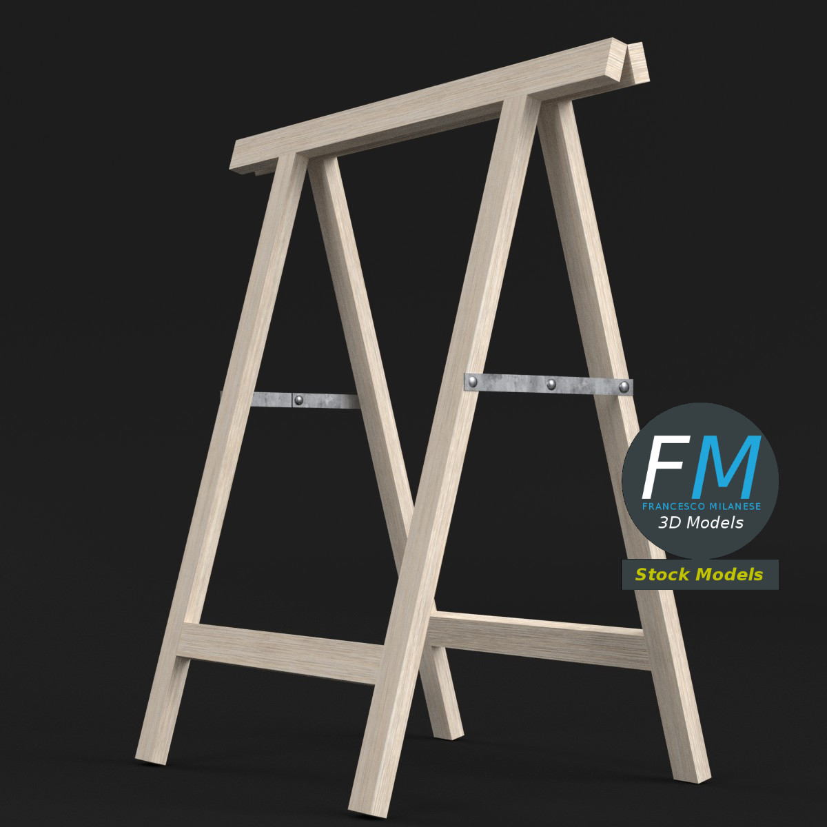 3D MODEL - Trestle support 1