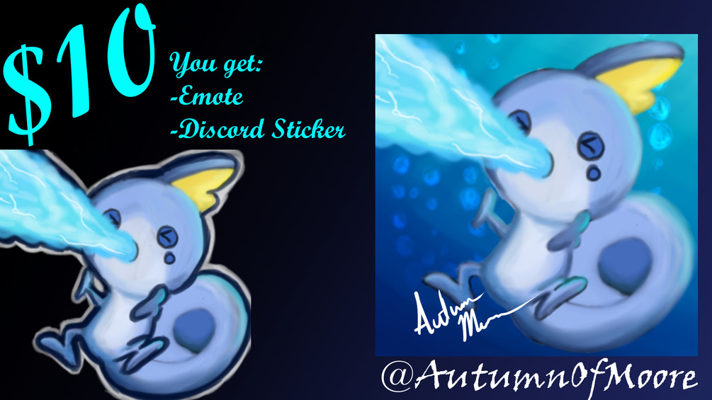 Sobble Emote and Discord Sticker