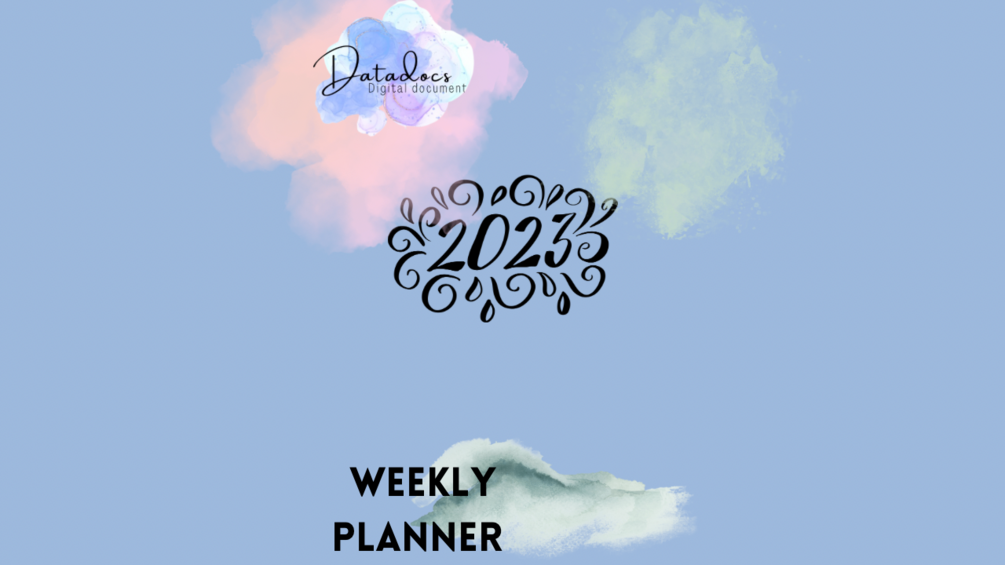 2023 Weekly Planner