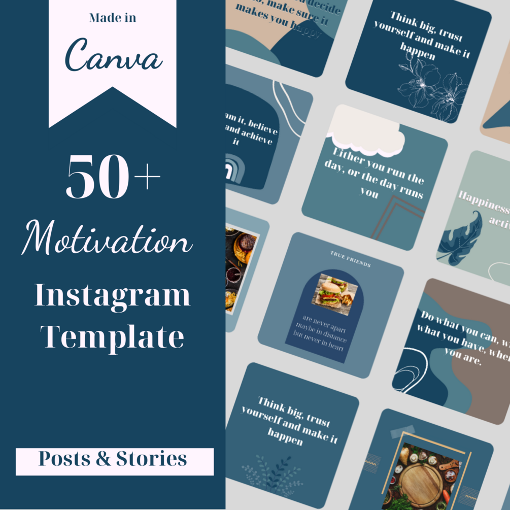 Motivation Quotes, Instagram Templates, Instagram Posts & Stories