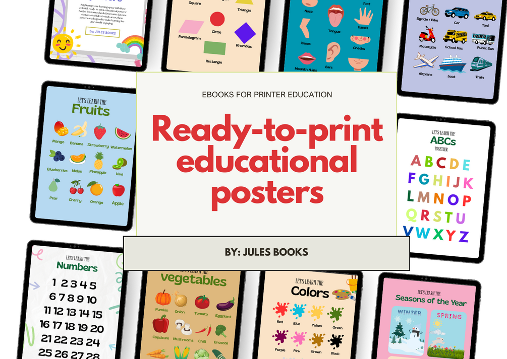Ready-to-print educational posters