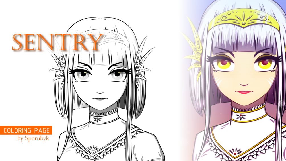 Sentry - Coloring Page