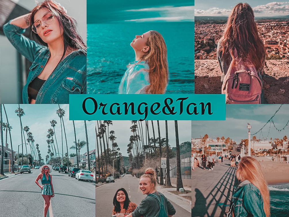 Orange&Tan 8 Preset Pack | Lightroom (8 filters)