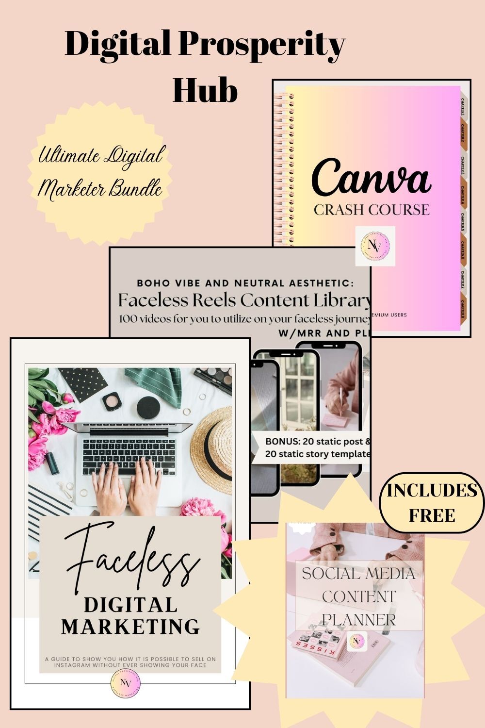 Digital Mastery Bundle + Free Content Calender