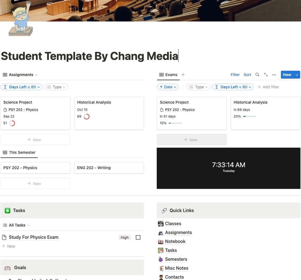 Student Template Premium