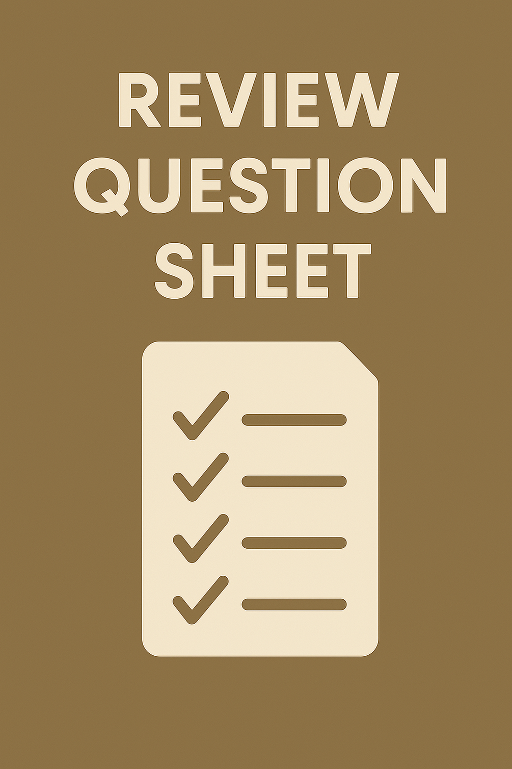 Review Question Sheet