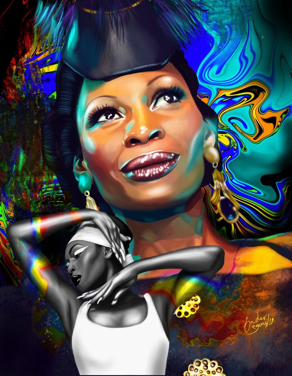 ELEKTRA ABUNDANCE- DIGITAL DRAWING