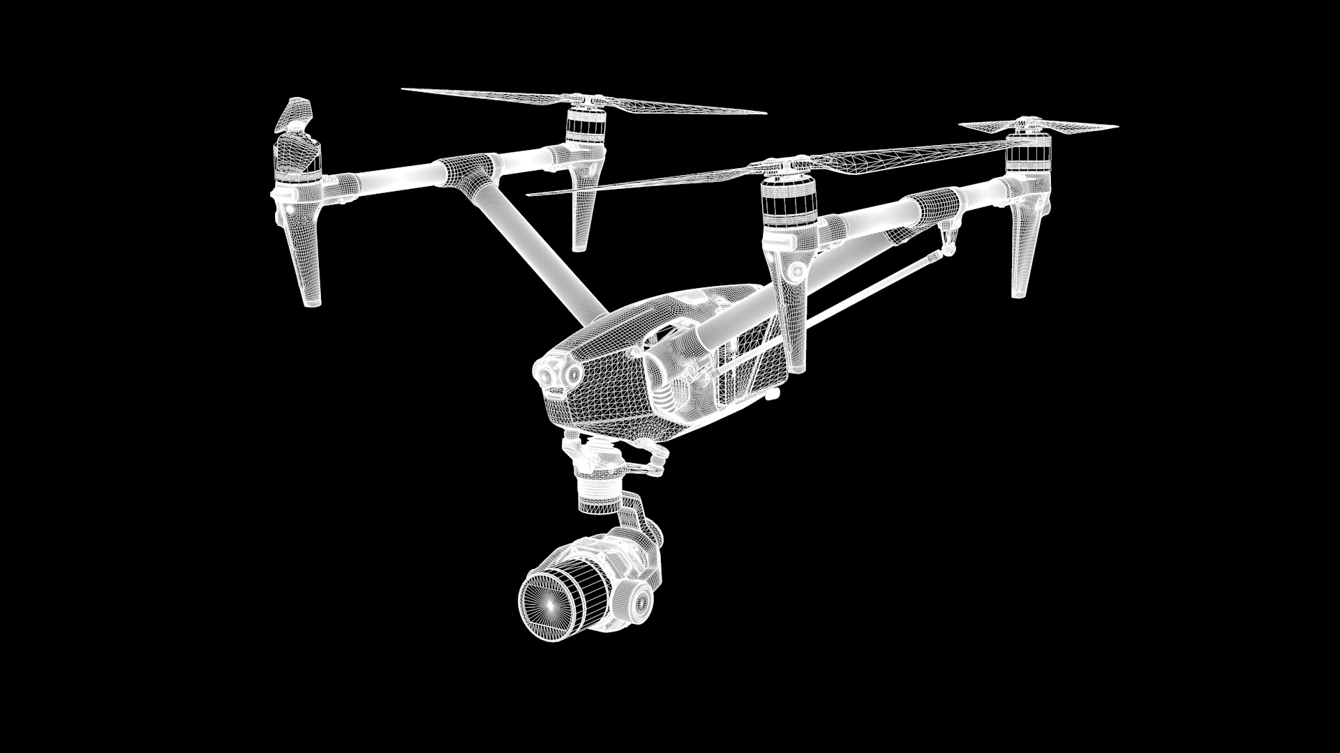 DJI Inspire 3 - 3D model