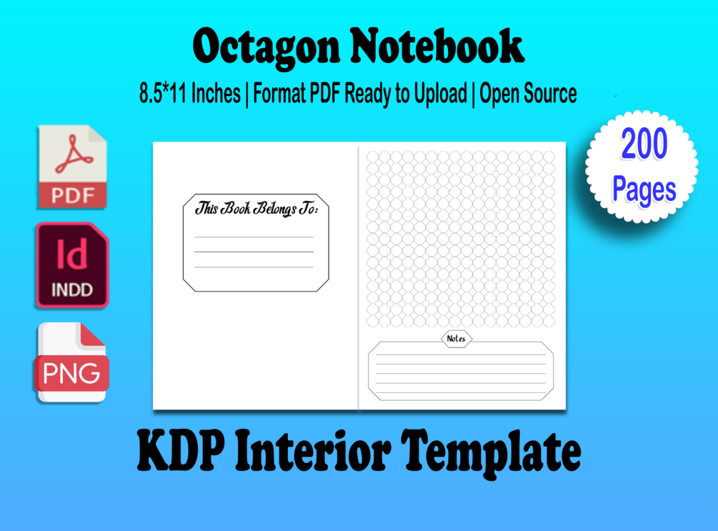 Octagon Graph Paper Notebook