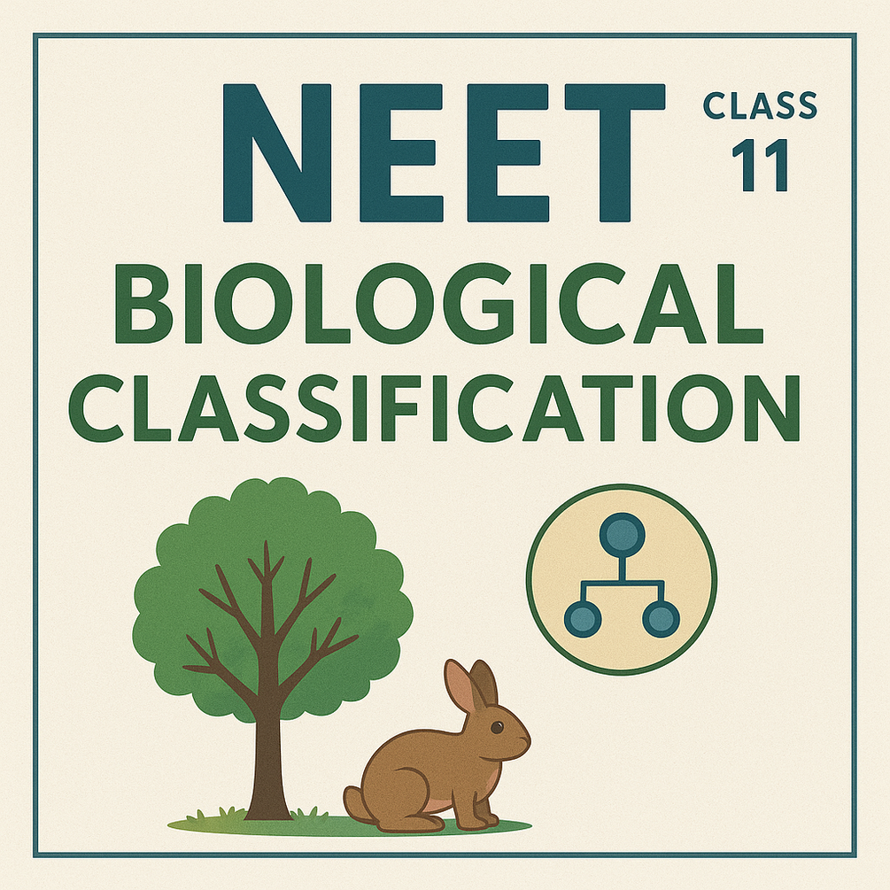 NEET MODULE-BIOLOGY-BIOLOGICAL CLASSIFICATION-CLASS 11