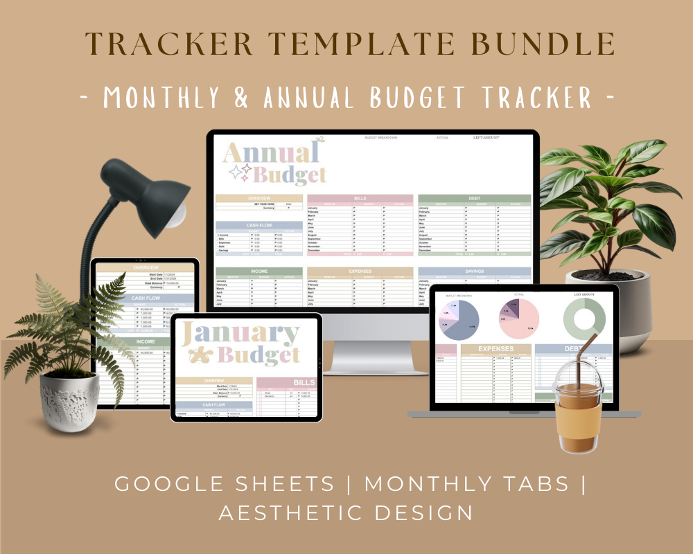 Ultimate Tracker Template Bundle - with resell rights