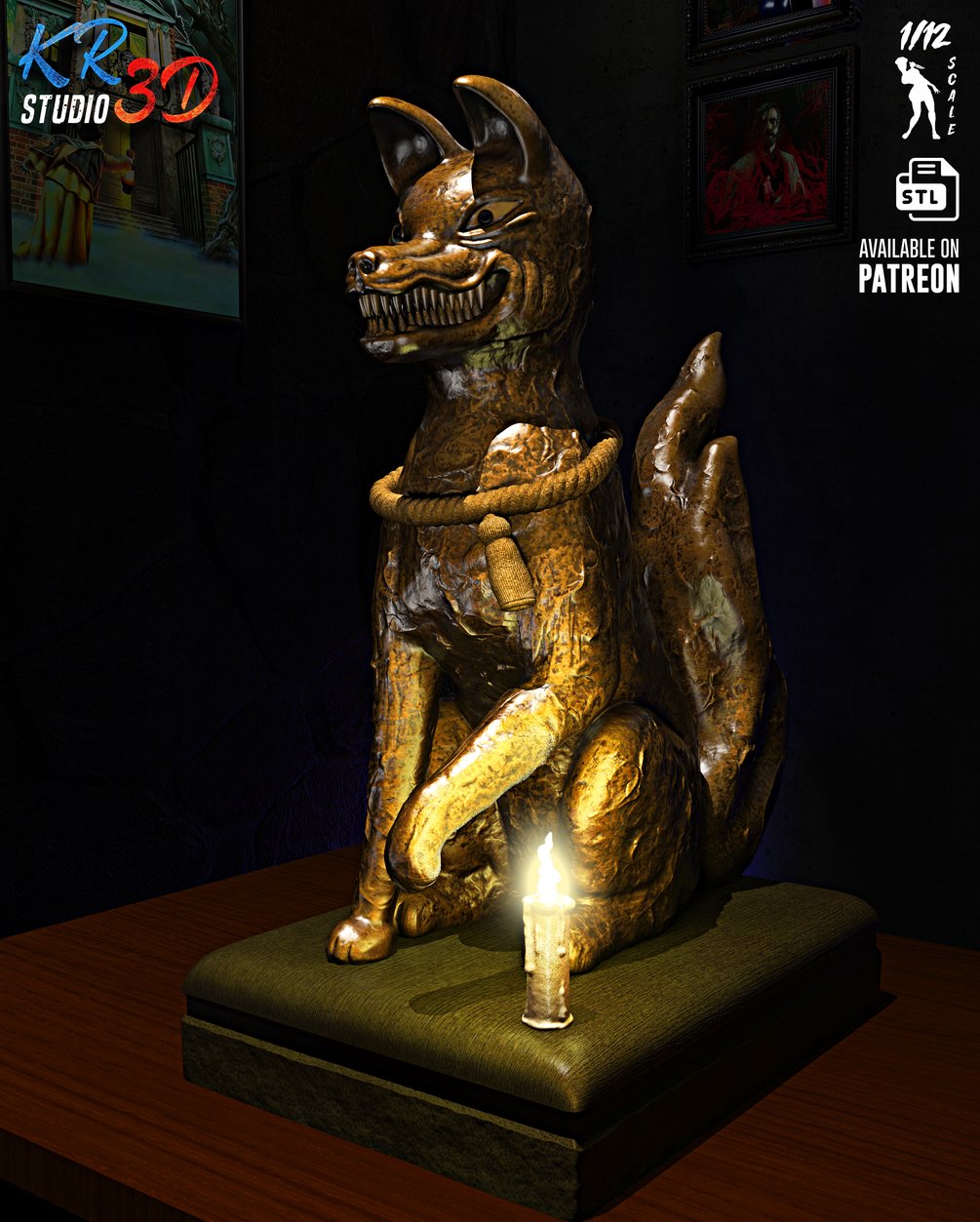 KITSUNE - SILENT HILL F - 116mm (1/12 Scale)