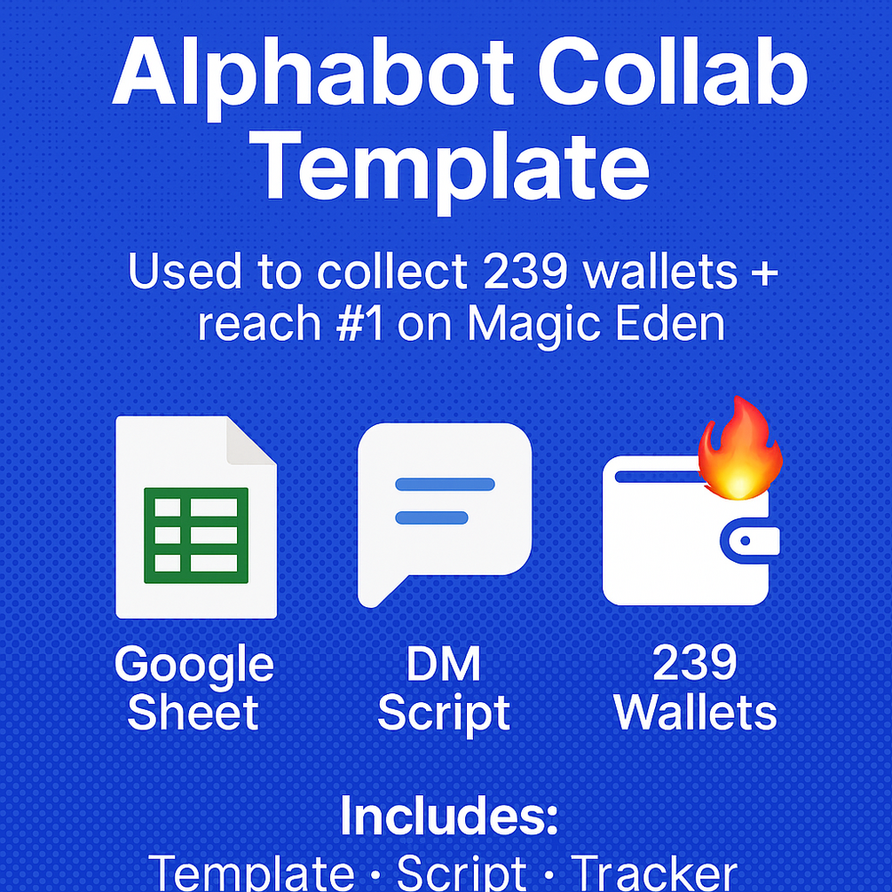 NFT Whitelist Collab Template Pack