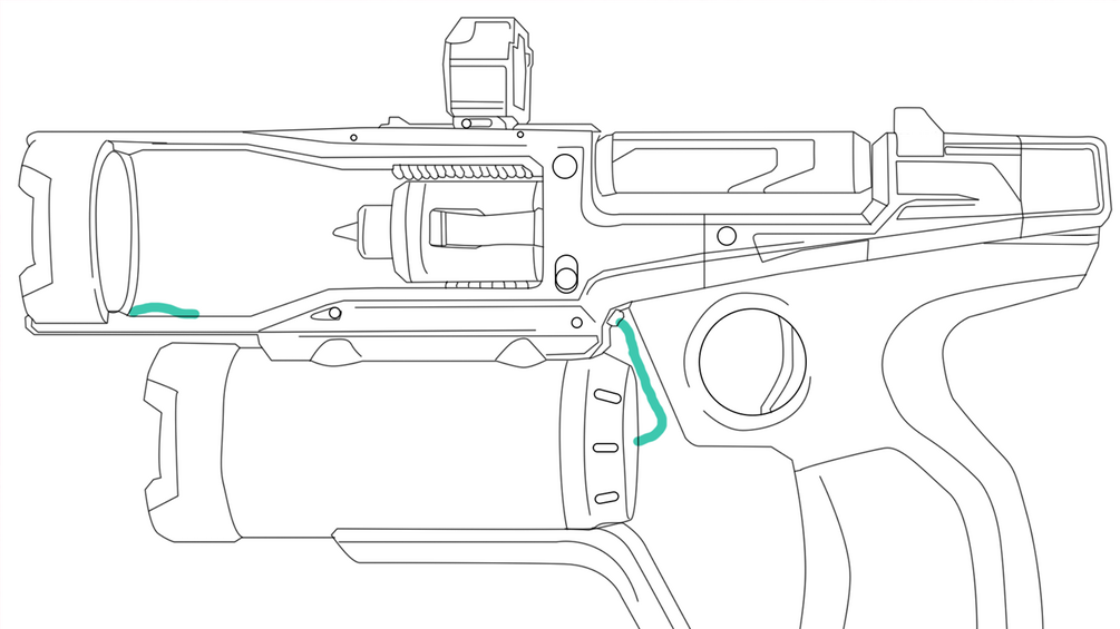 Bubble Blaster (Borderlands 3 Pistol) Blueprint
