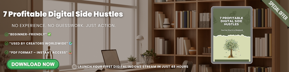 7 Profitable Digital Side Hustles You Can Start in a Weekend