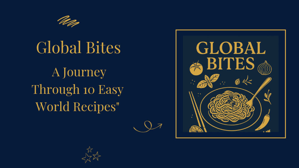 "Global Bites : A Journey Through 10 Easy World Recipes"