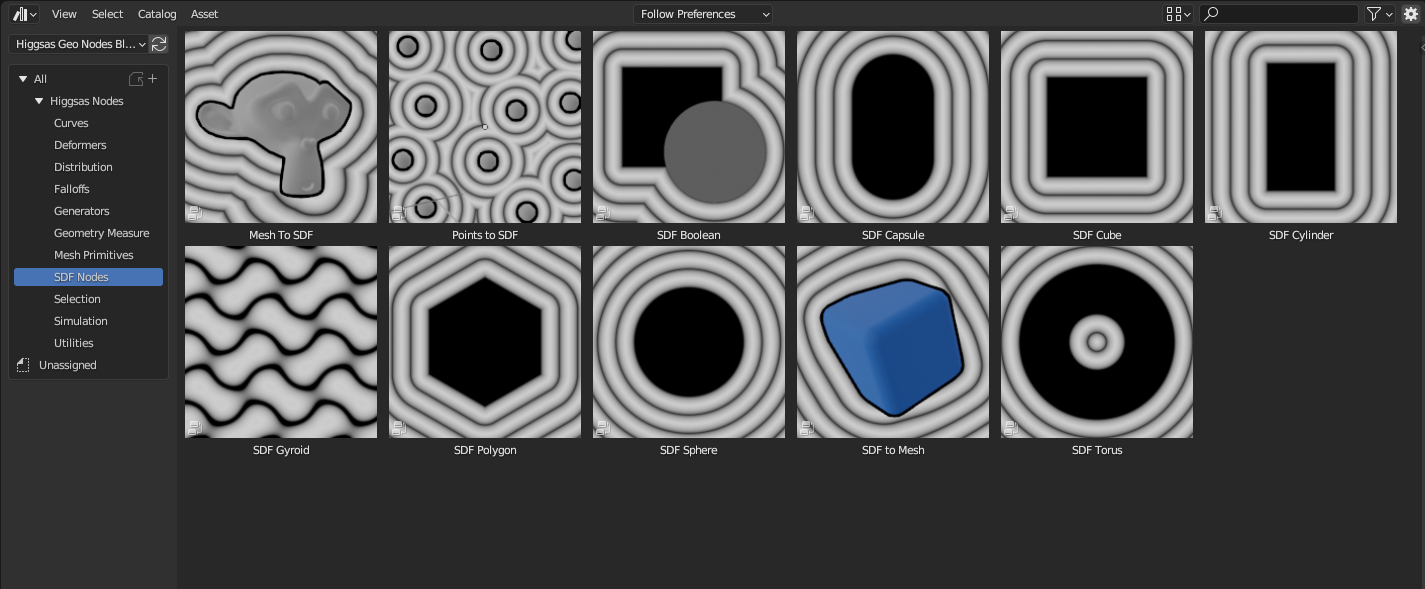 Higgsas Blender 3.3/3.4/3.5/3.6+ Geometry Nodes Groups Toolset Pack