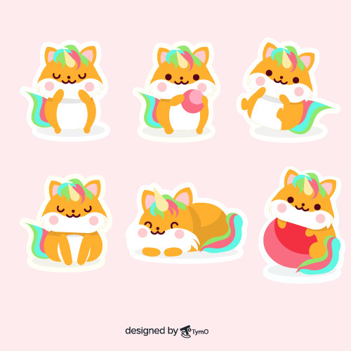 Free Kawaii stickers Pack