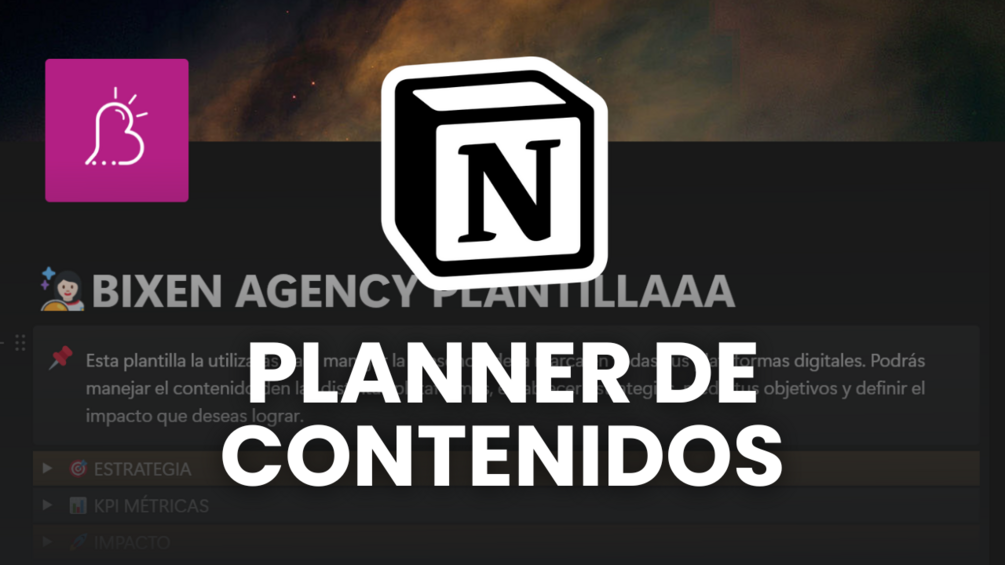 BixNotion - Planner de contenidos