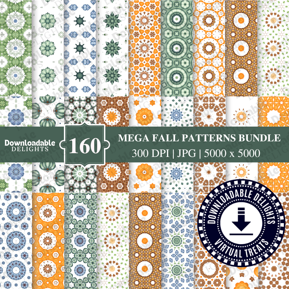 Mega Fall Patterns Bundle