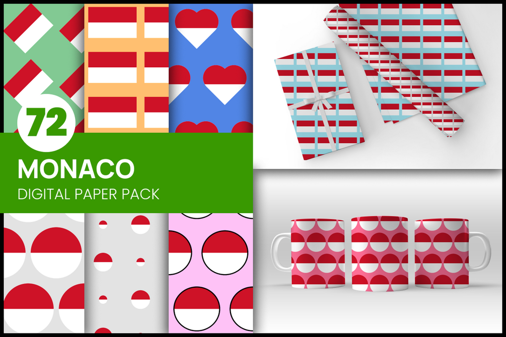 Monaco Seamless Patterns