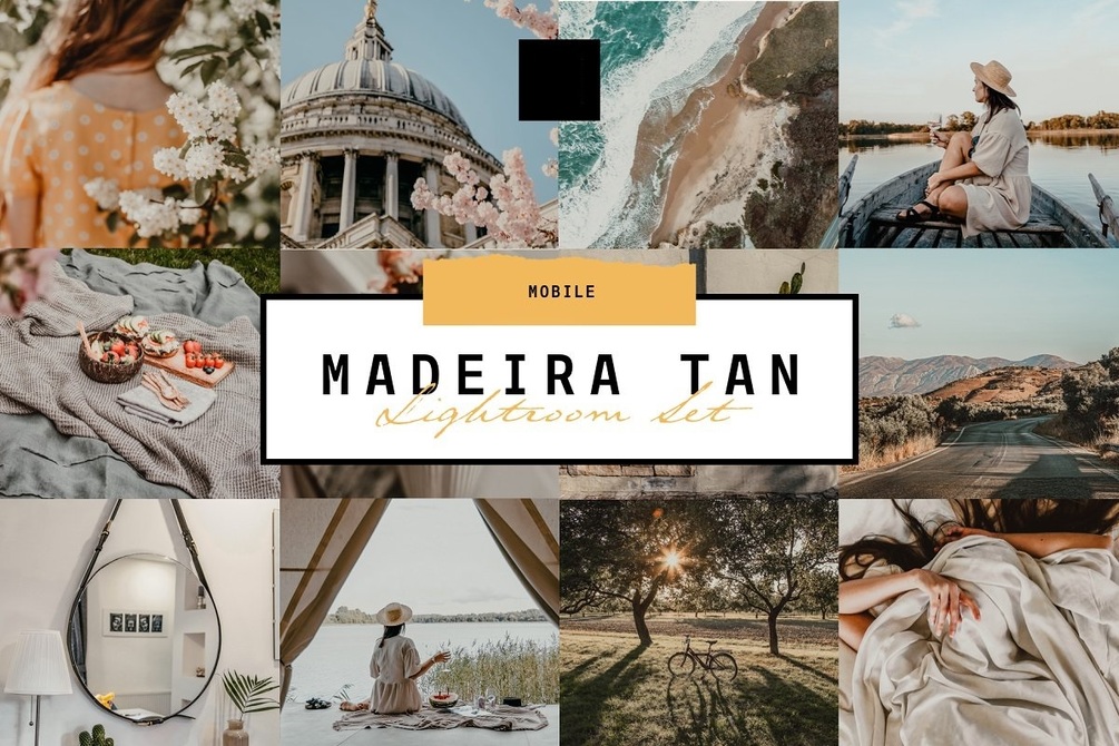 5 Lightroom Mobile Presets Madeira Tan filter, Influencer, Travelers ...