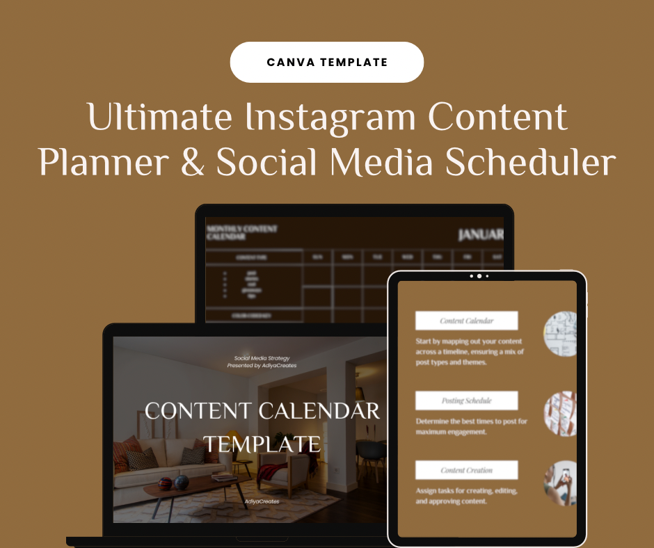 Ultimate Instagram Content Planner & Social Media Scheduler | Grow Your ...