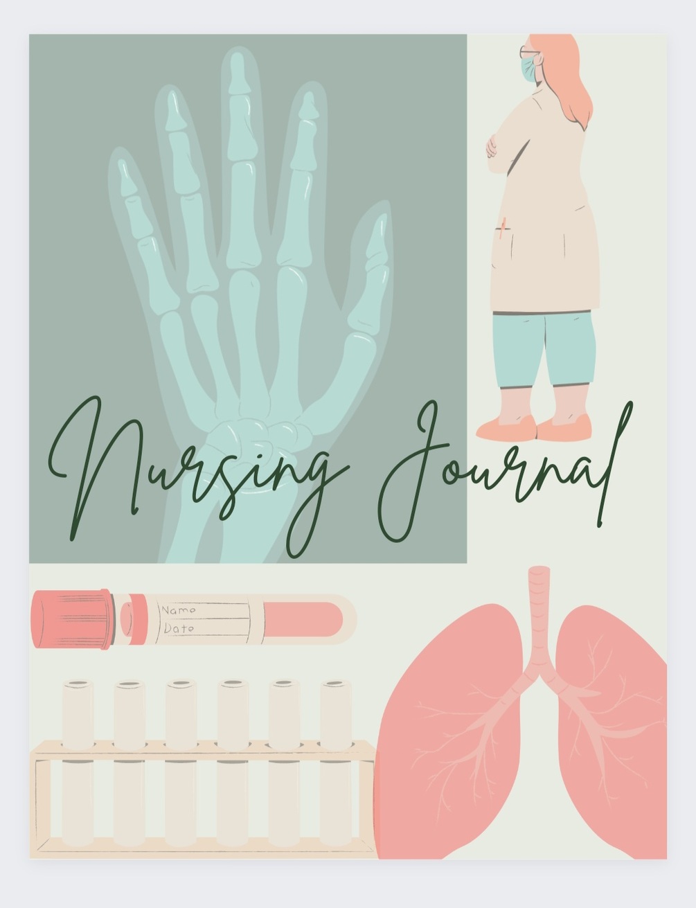 Nursing student printable journal