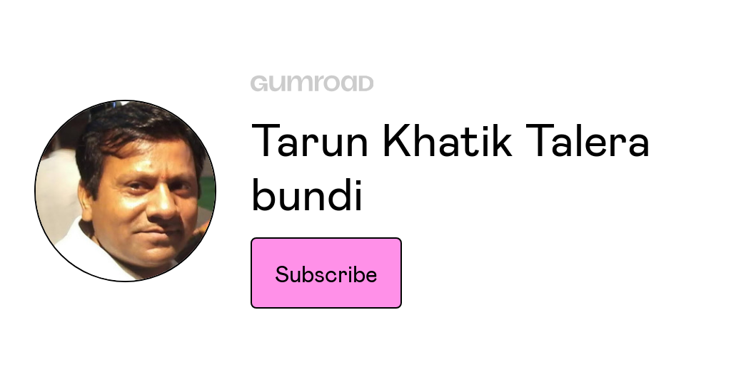 Tarun Khatik Talera bundi