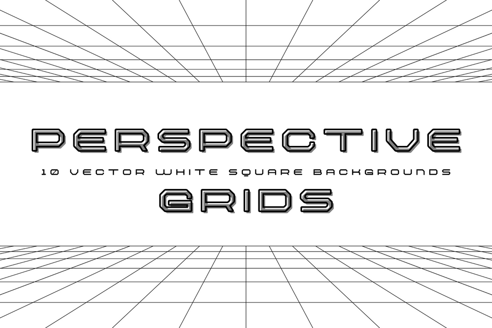 Perspective Grid Backgrounds Set