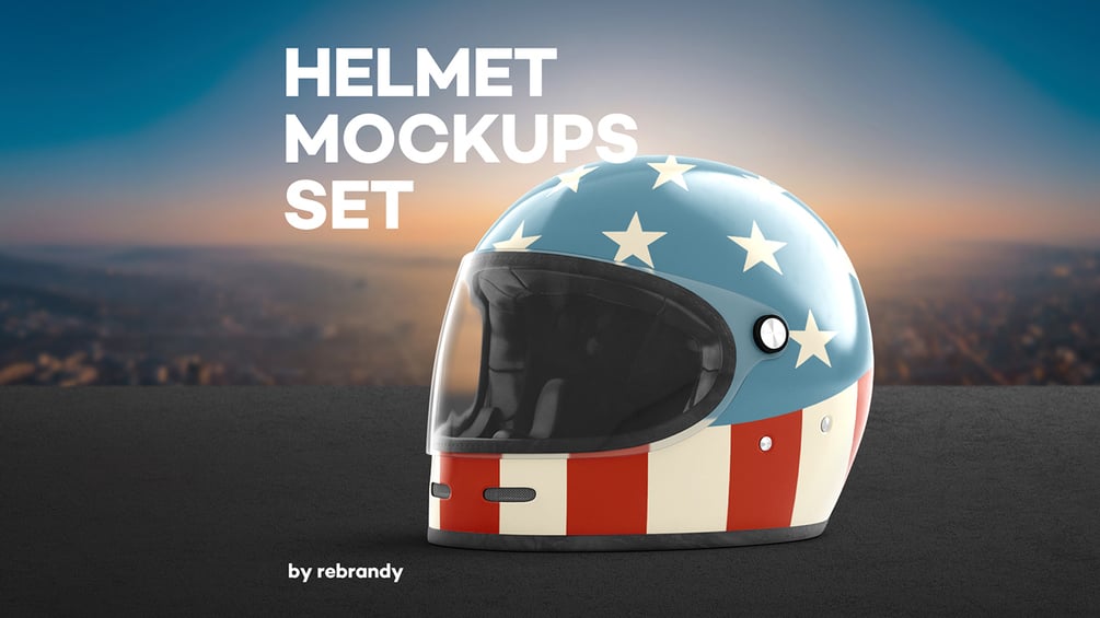 Helmet Mockups Set