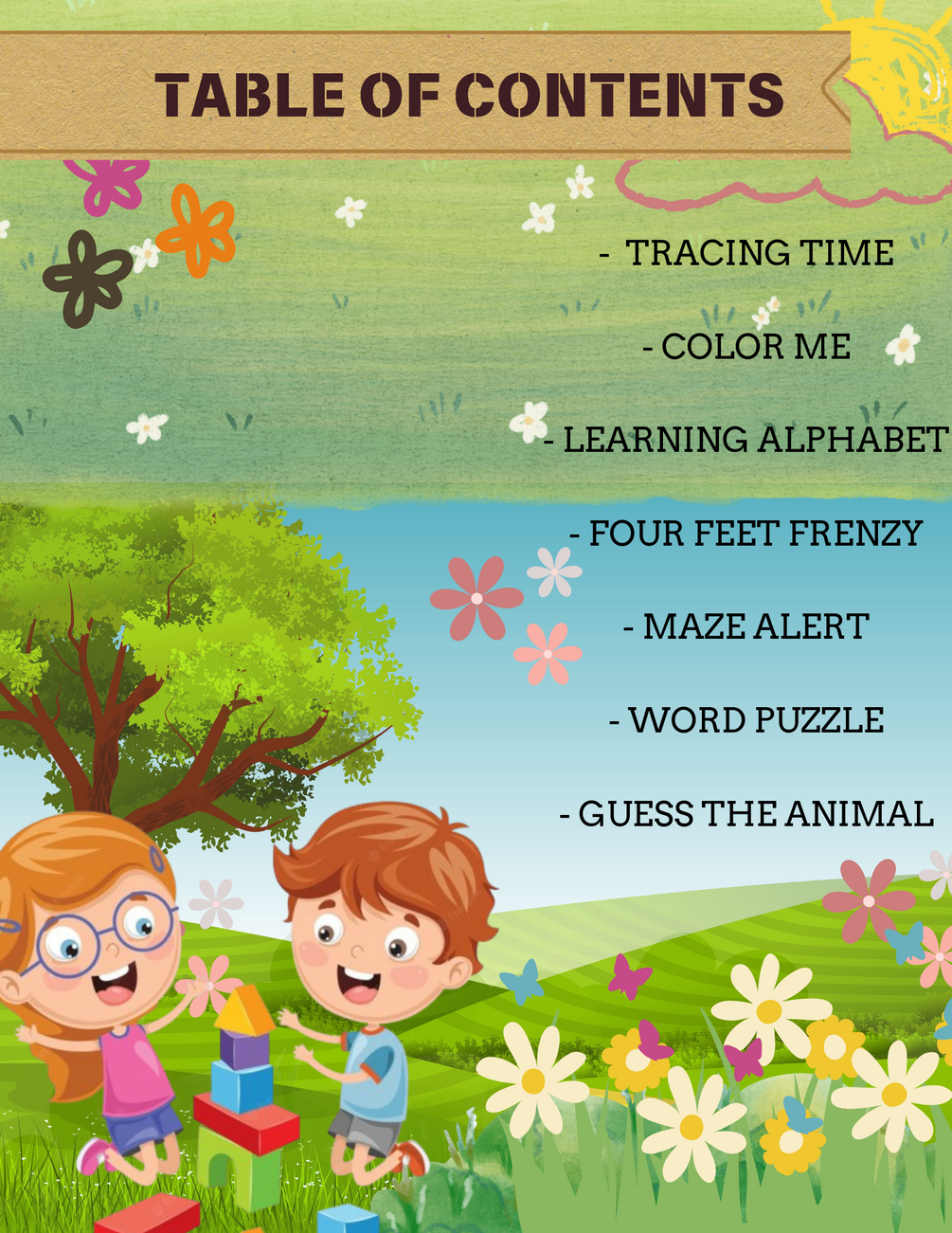 Fun and Educational Activity Book for Kids | Games, Puzzles, Coloring ...