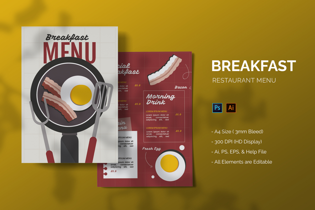 Breakfast - Food Menu