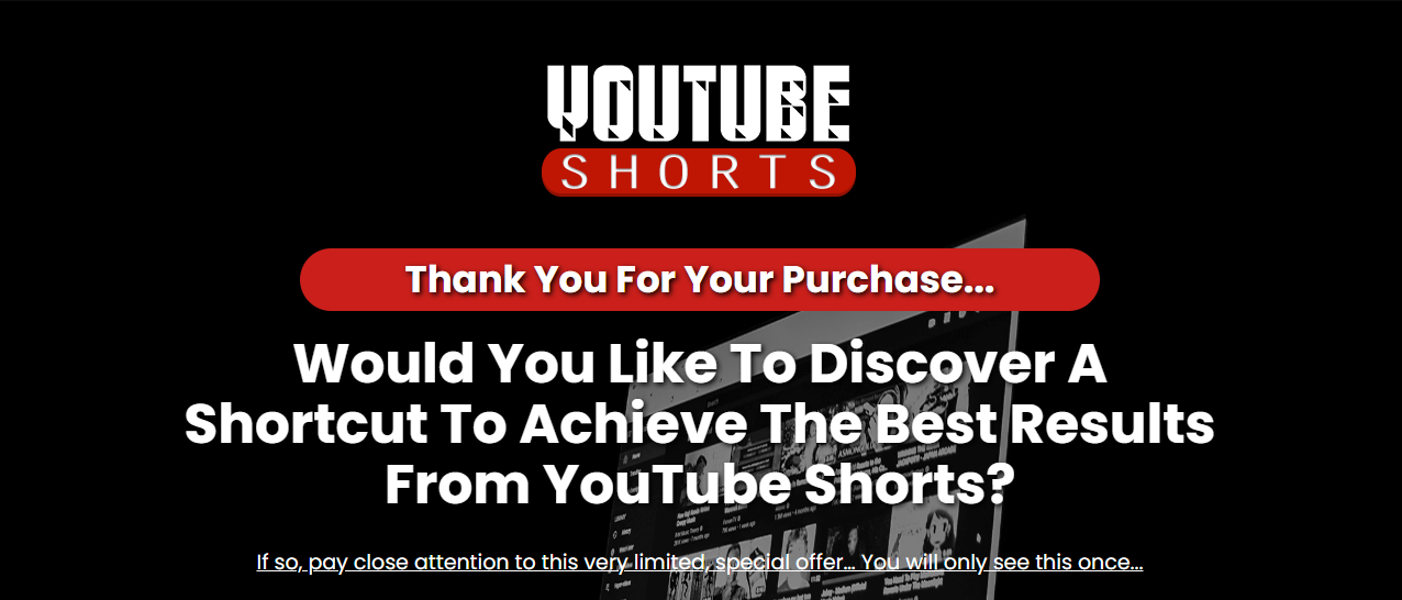 YouTube Shorts Course Special Offer
