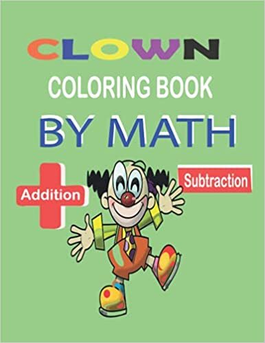 CLOWN COLORING BOOK BY MATH