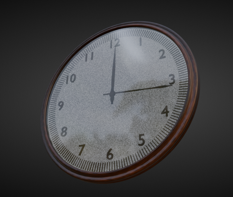 Blender Geomentry Nodes Procedural Clock
