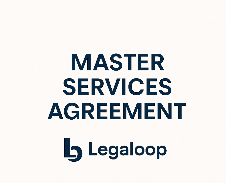 Master Services Agreement (MSA) – Template + SOW Exhibit