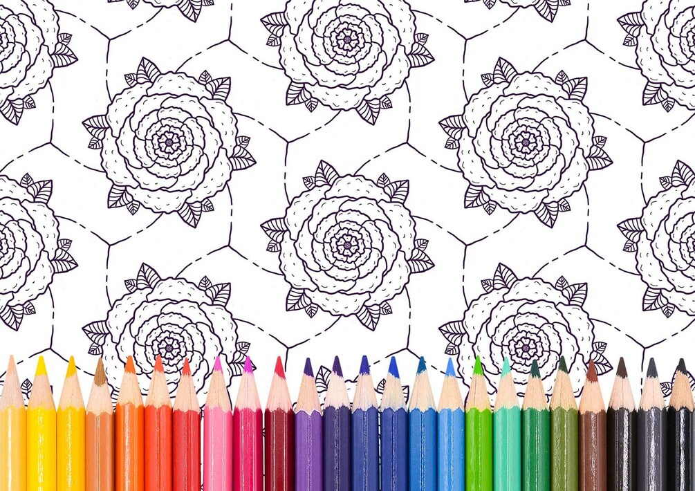 Coloring Flower Pattern I