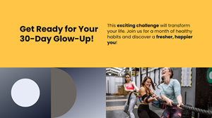 30-Day Glow-Up Challenge: Fitness & Mindfulness