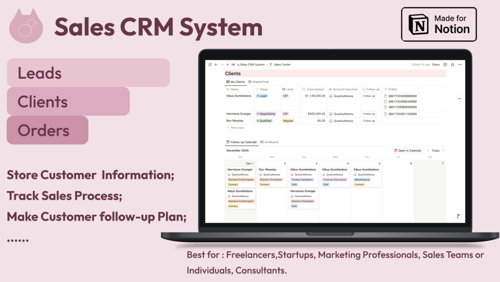 Notion Sales CRM